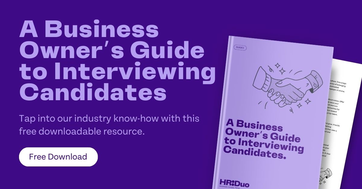 A Business Owner’s Guide to Interviewing Candidates | HR Duo