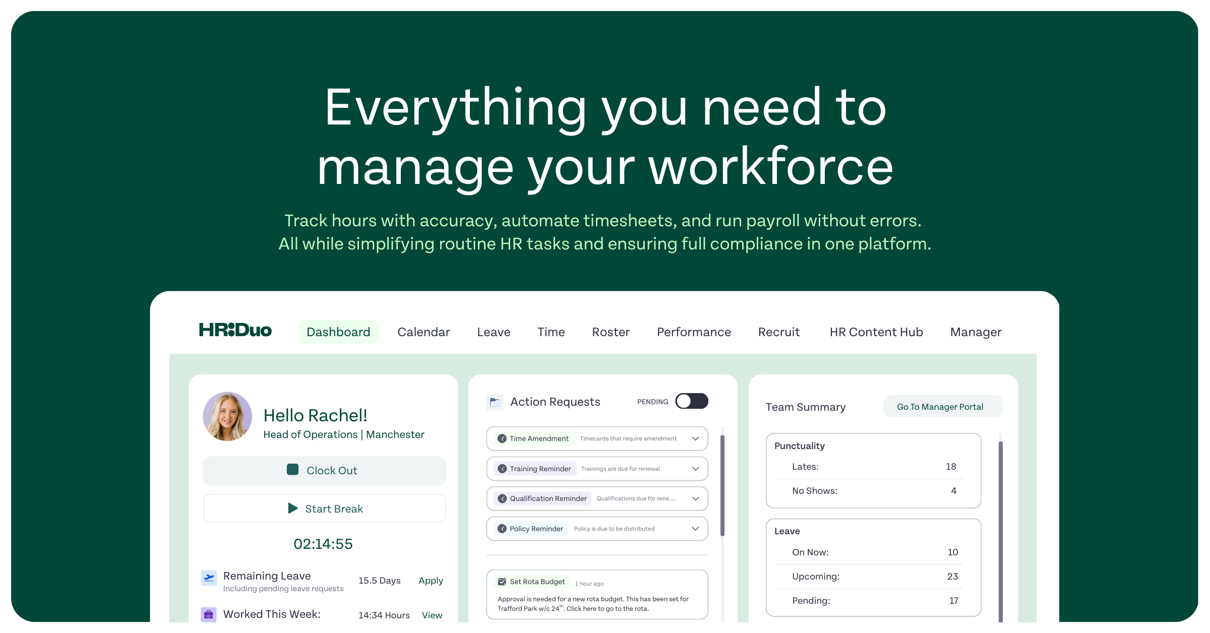 HR, Payroll & Workforce Management Software | HR Duo