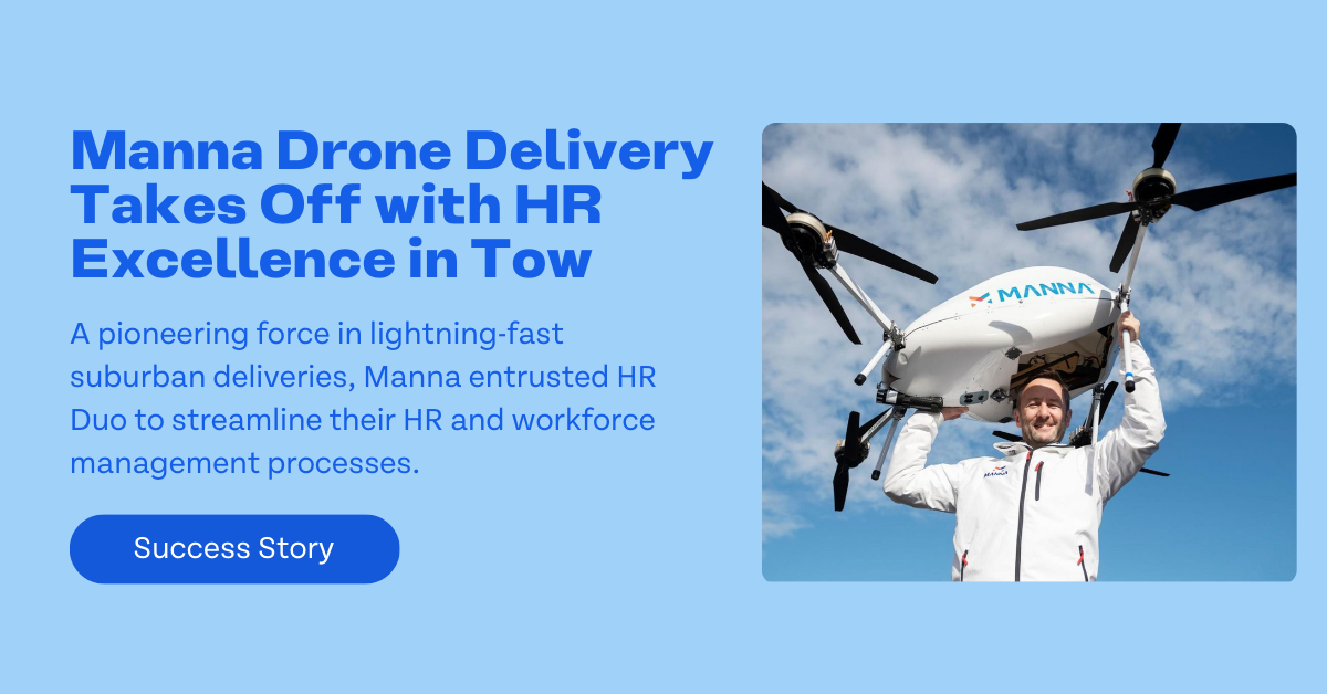 HR Duo | Manna Drone Delivery