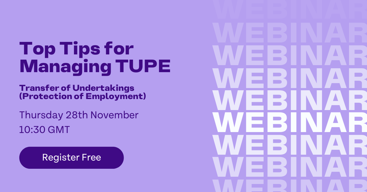 Top Tips for Managing TUPE | HR Duo Webinar